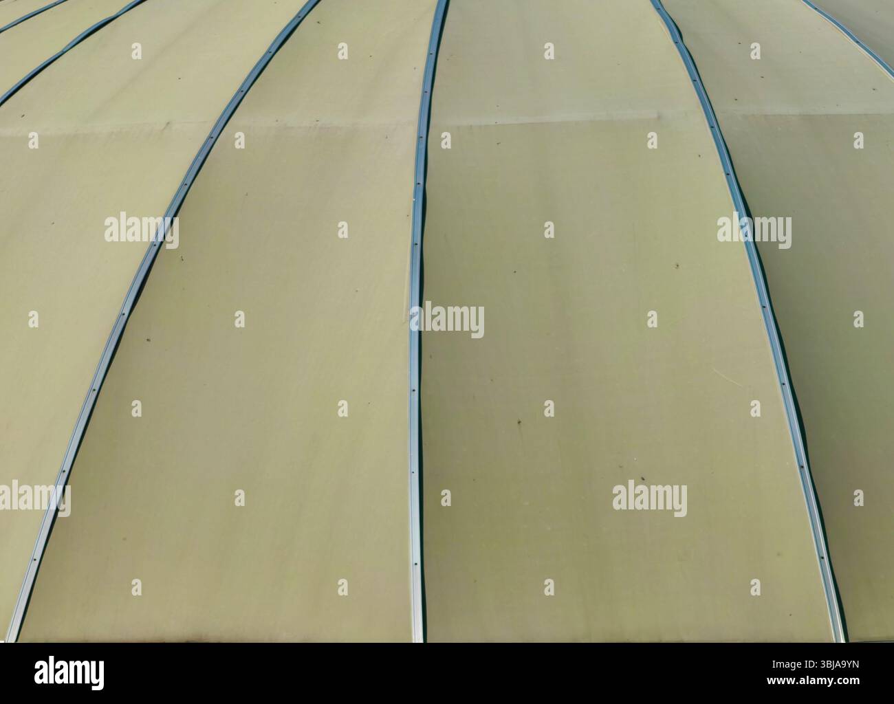 Close-Up of Yellow Awning Structure Stock Photo - Alamy