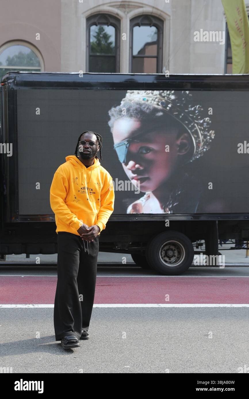 NEW YORK, NEW YORK - JUNE 13: Meji Alabi attend the "Victory" premiere ...