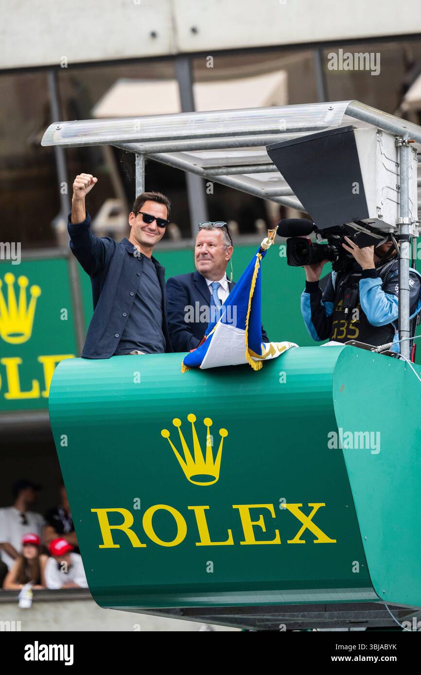 Le Mans, France. 14th June, 2025. FEDERER Roger (swi), Starter of the ...