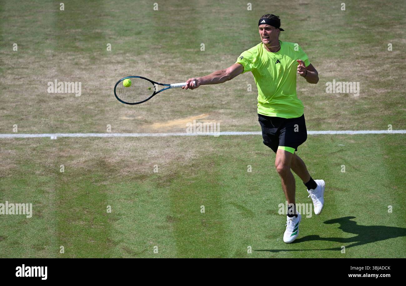 Alexander Zverev (GER) Aktion Tennis Herren BOSS Open ATP 250 Stuttgart ...