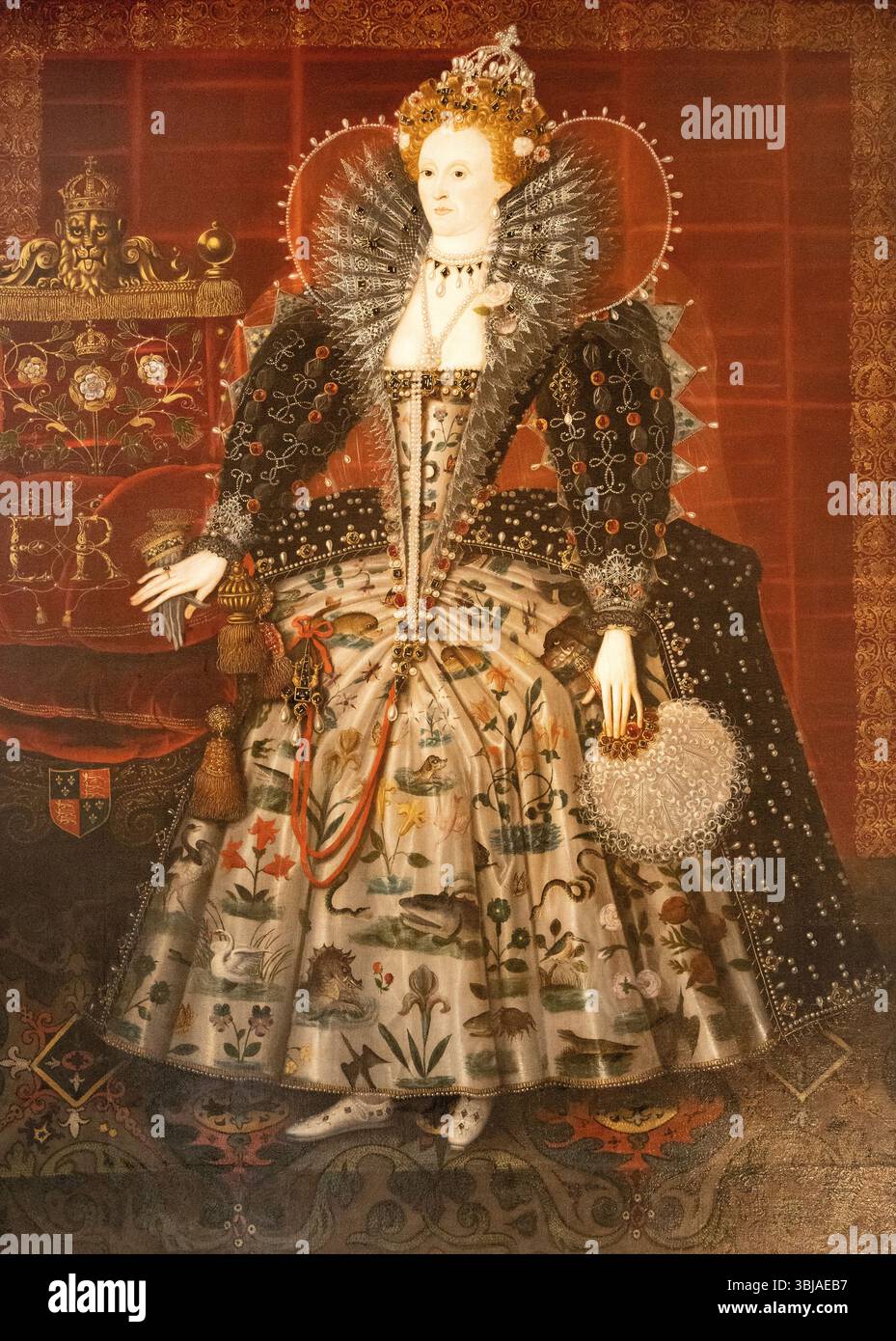 Queen Elizabeth I portrait full length; Painting of Queen Elizabeth 1st ...
