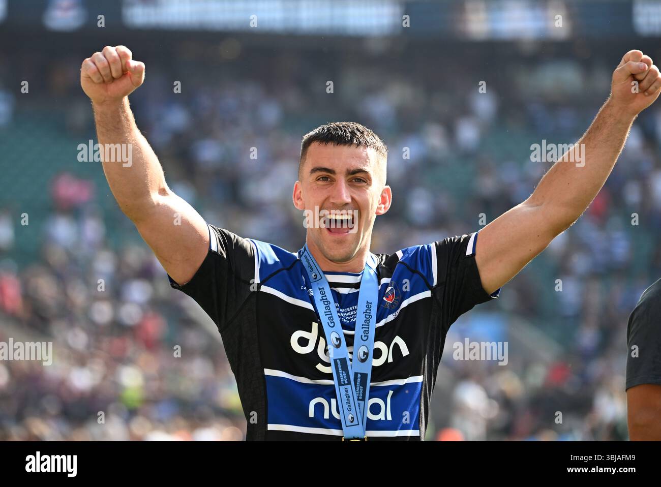 Allianz Stadium, London, UK. 14th June, 2025. Gallagher Premiership ...