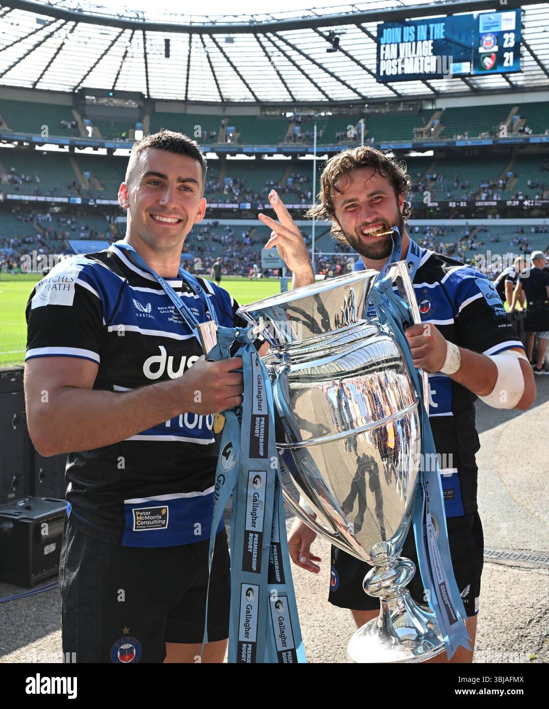 Allianz Stadium, London, UK. 14th June, 2025. Gallagher Premiership ...