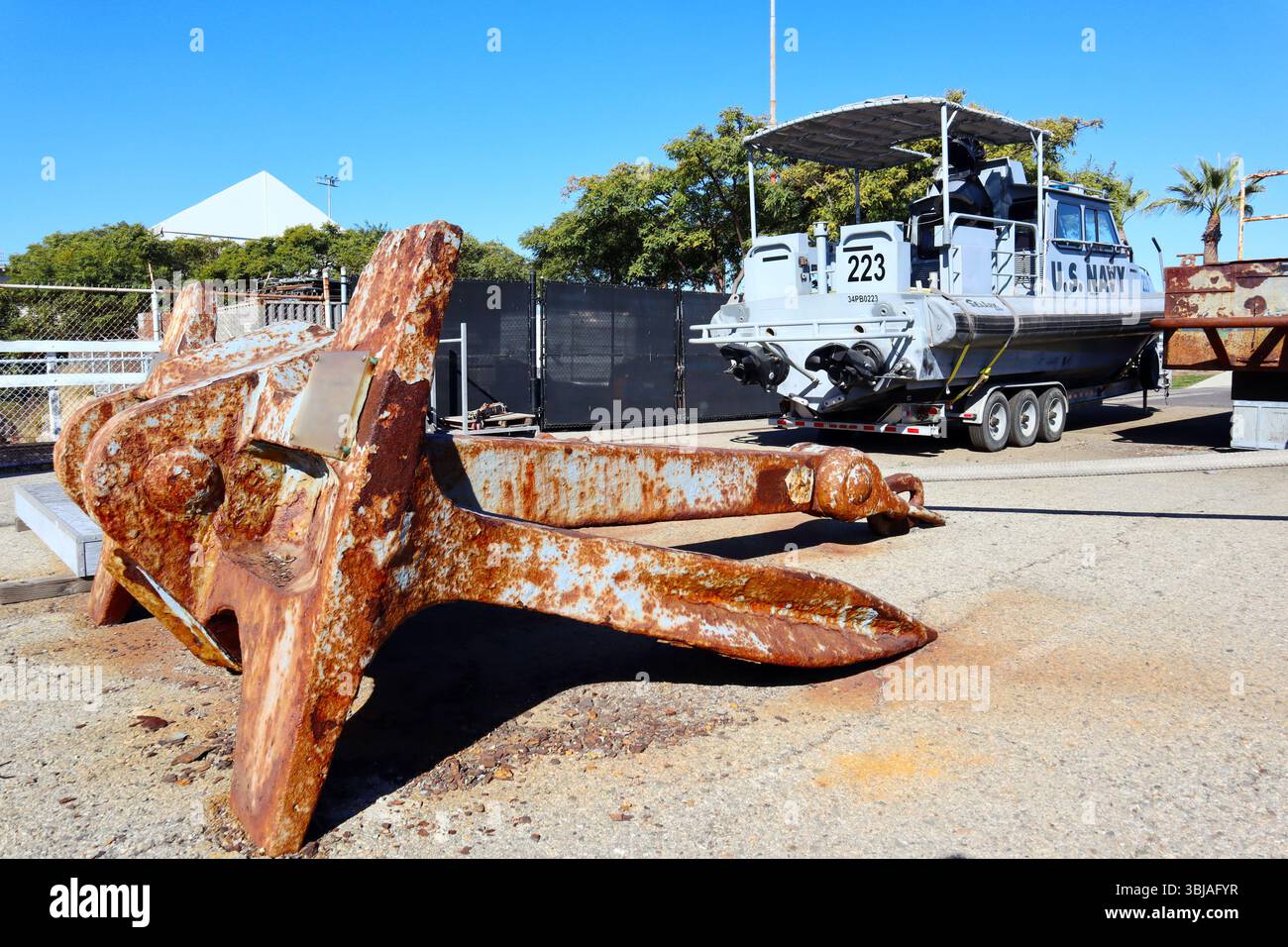 San Pedro (Port of Los Angeles), California: U.S. Navy SeaArk Marine ...