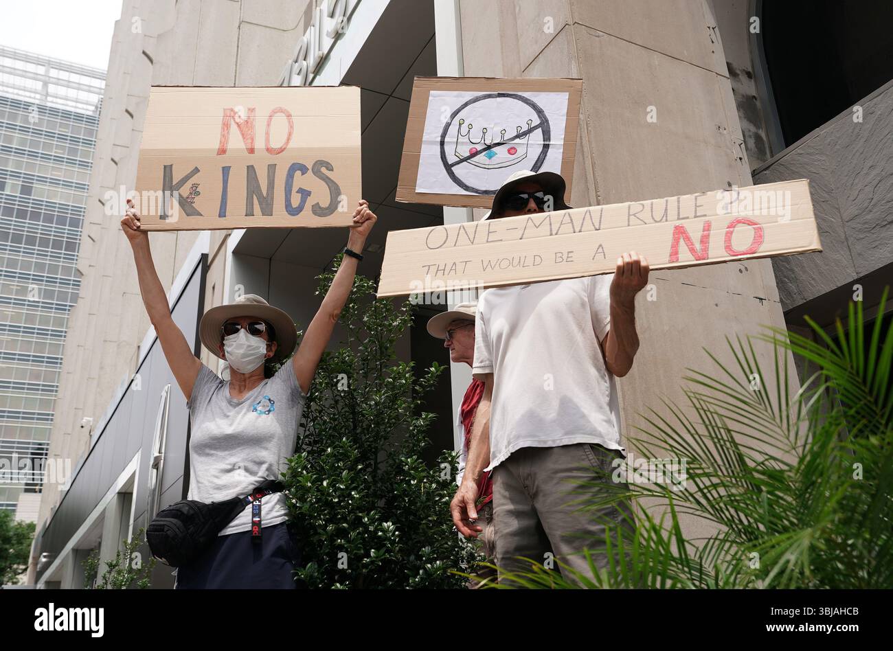Washington, United States. 14th June, 2025. Demonstrators gather in ...