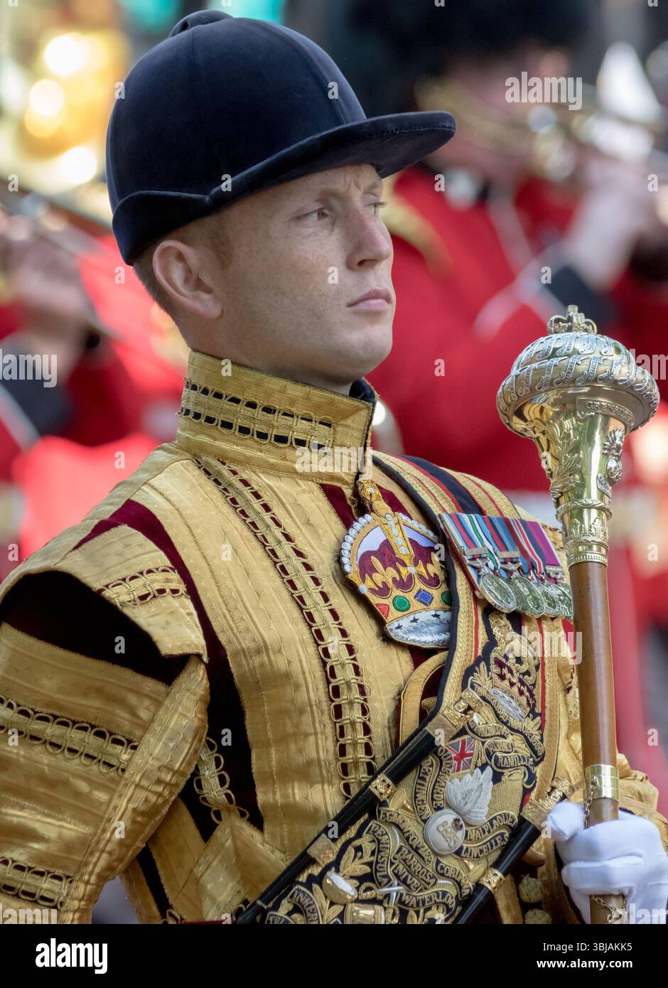 Trooping the Colour, The Mall, London, UK. 14th June 2025. Thousands ...