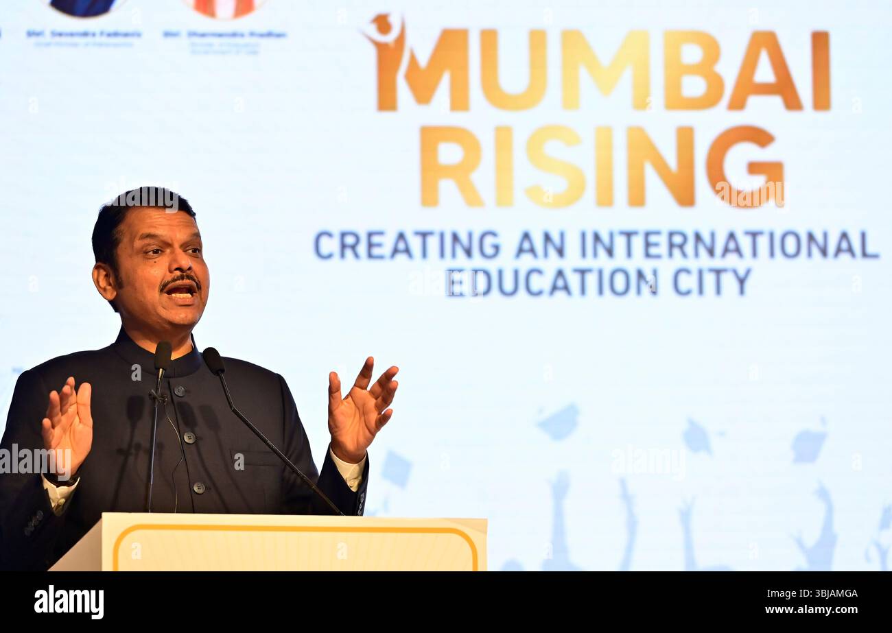MUMBAI, INDIA - JUNE 14: CM Devendra Fadnavis during the launch of India's first-ever ...
