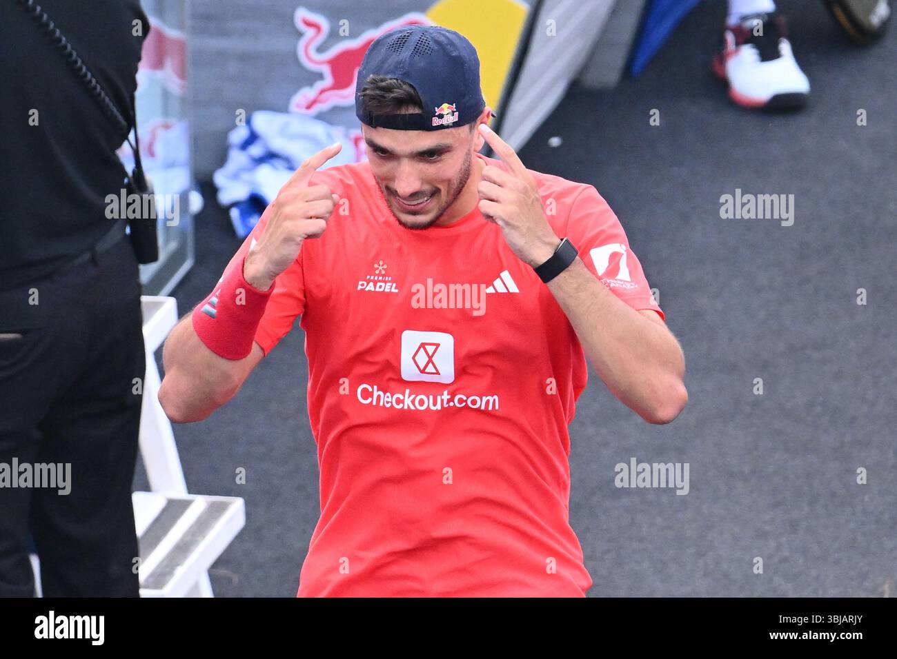 Alejandro GALAN (ESP), celebrate the victory during the semifinals of ...