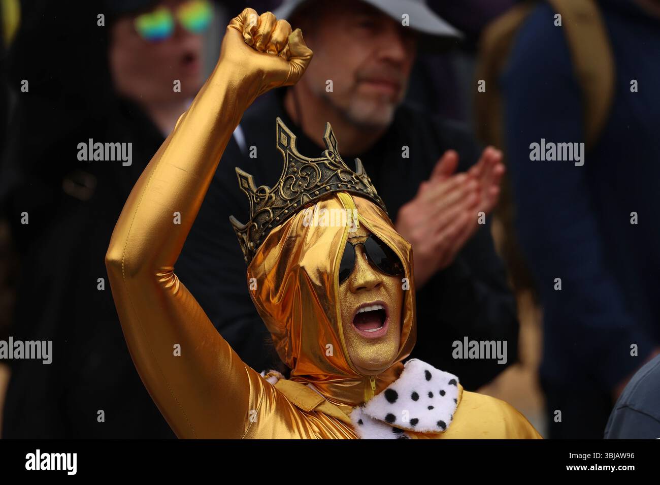 A woman, who identified herself only as Stephanie, demonstrates during ...