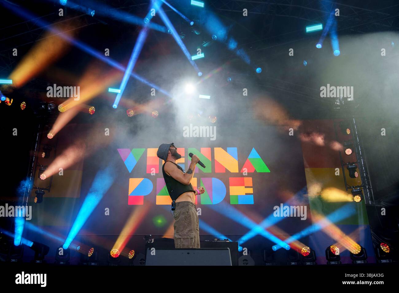 CONCHITA WURST, Eurovision Song Contest winner 2014, performing ...