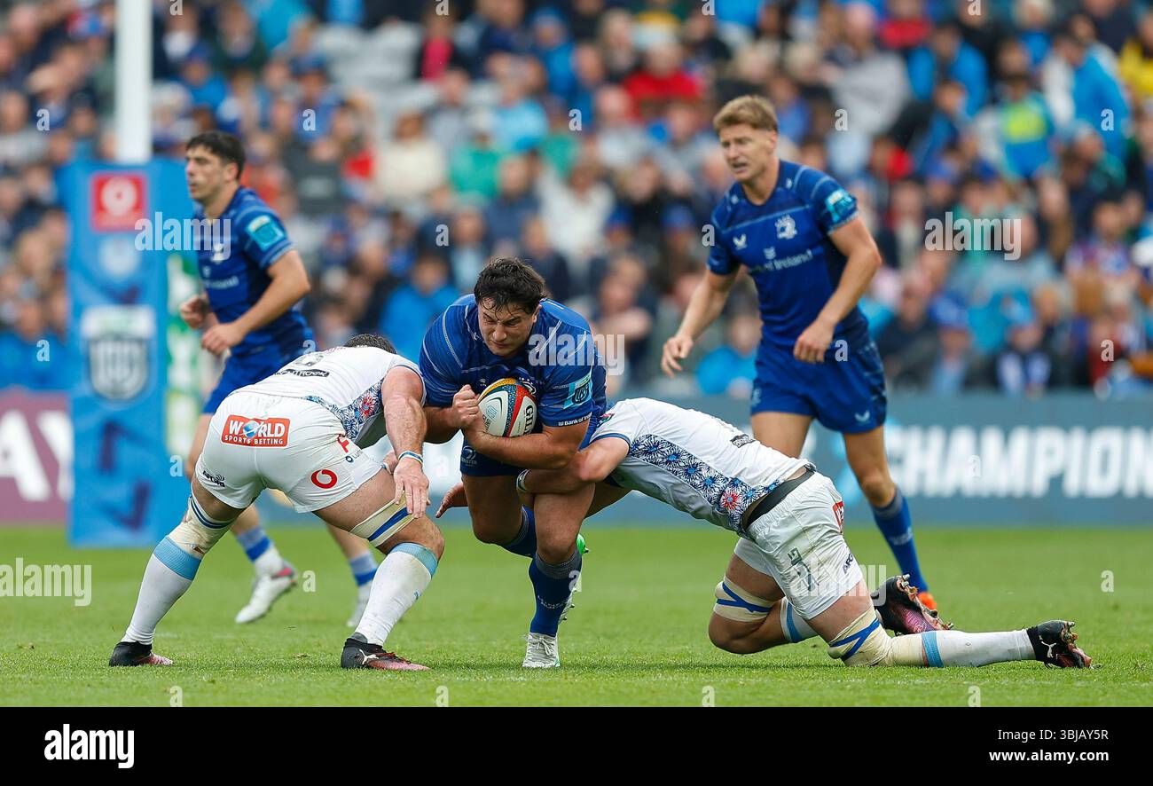 Croke Park, Dublin, Ireland. 14th June, 2025. United Rugby Championship Grand Final, Leinster ...
