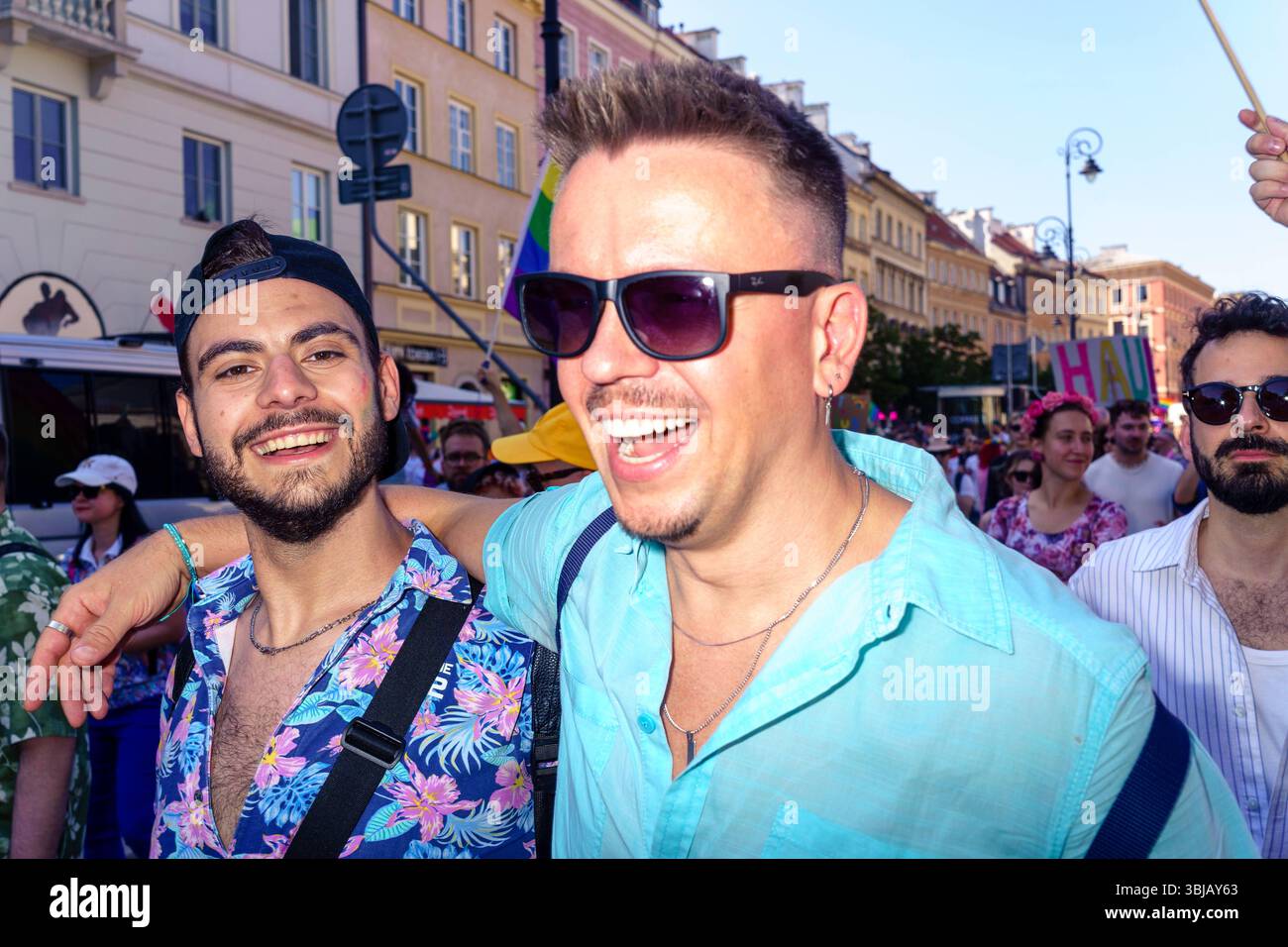 LGBTQ Pride in Warsaw. Several thousand people marched through the ...
