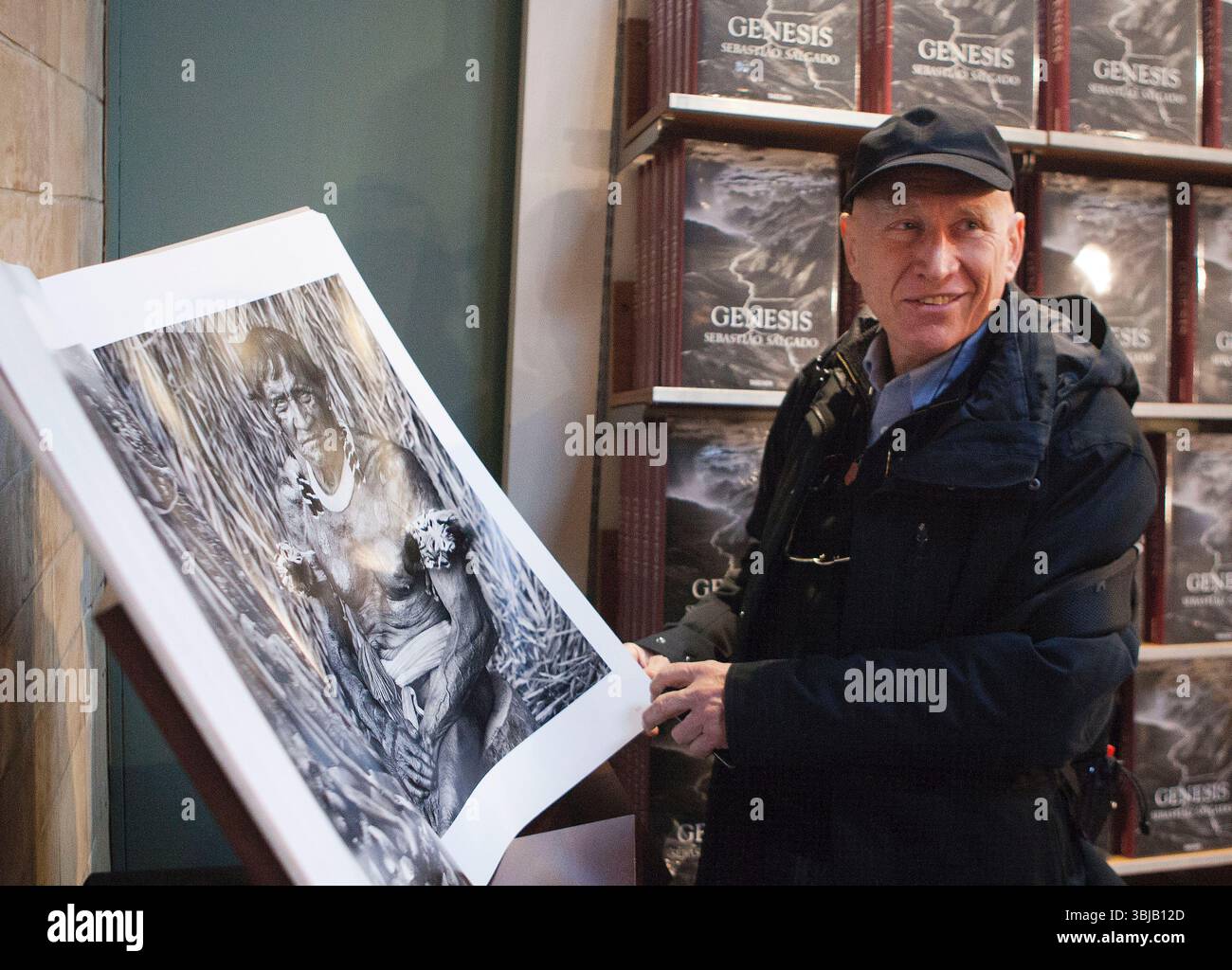 Brazilian photographer Sebastiao Salgado at the press preview of his ...