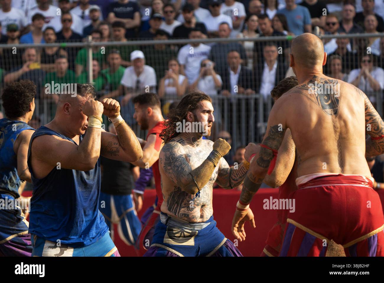 Florence, Football Match Stoprico Fiorentino Piazza San ta Croce ...
