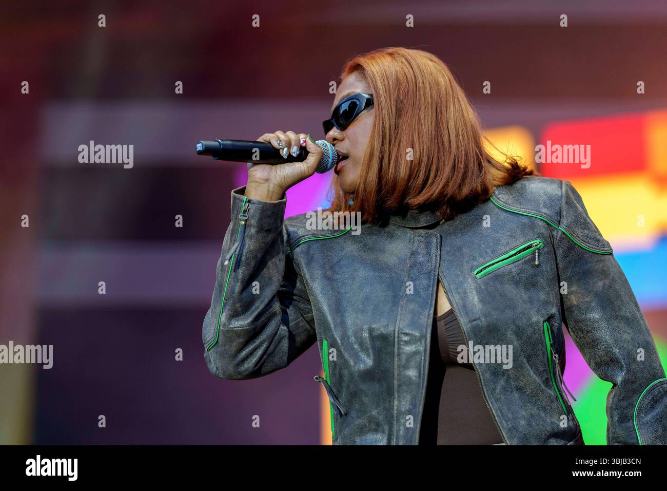 ROSE MAY ALABA performing following the 29. Vienna Pride parade, taking ...