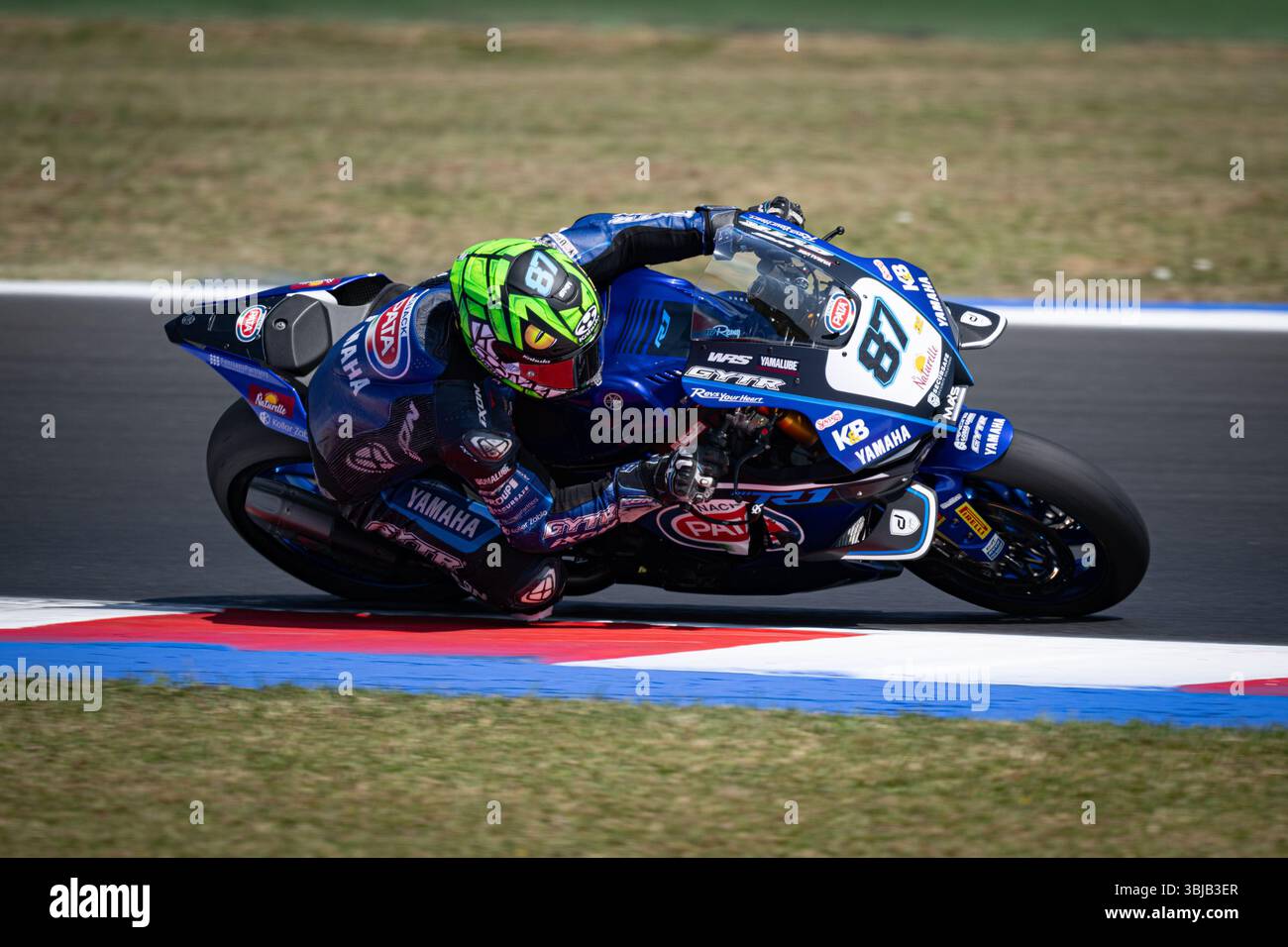 Misano, Italy. 14th June, 2025. 87, Remy Gardner, AUS, Yamaha YZF R1 ...
