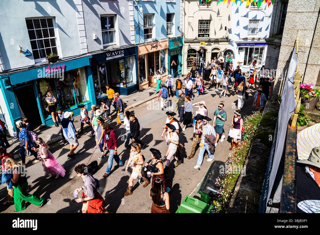 Falmouth, UK. 14th June 2025. Crowds of people flock to Falmouth for ...