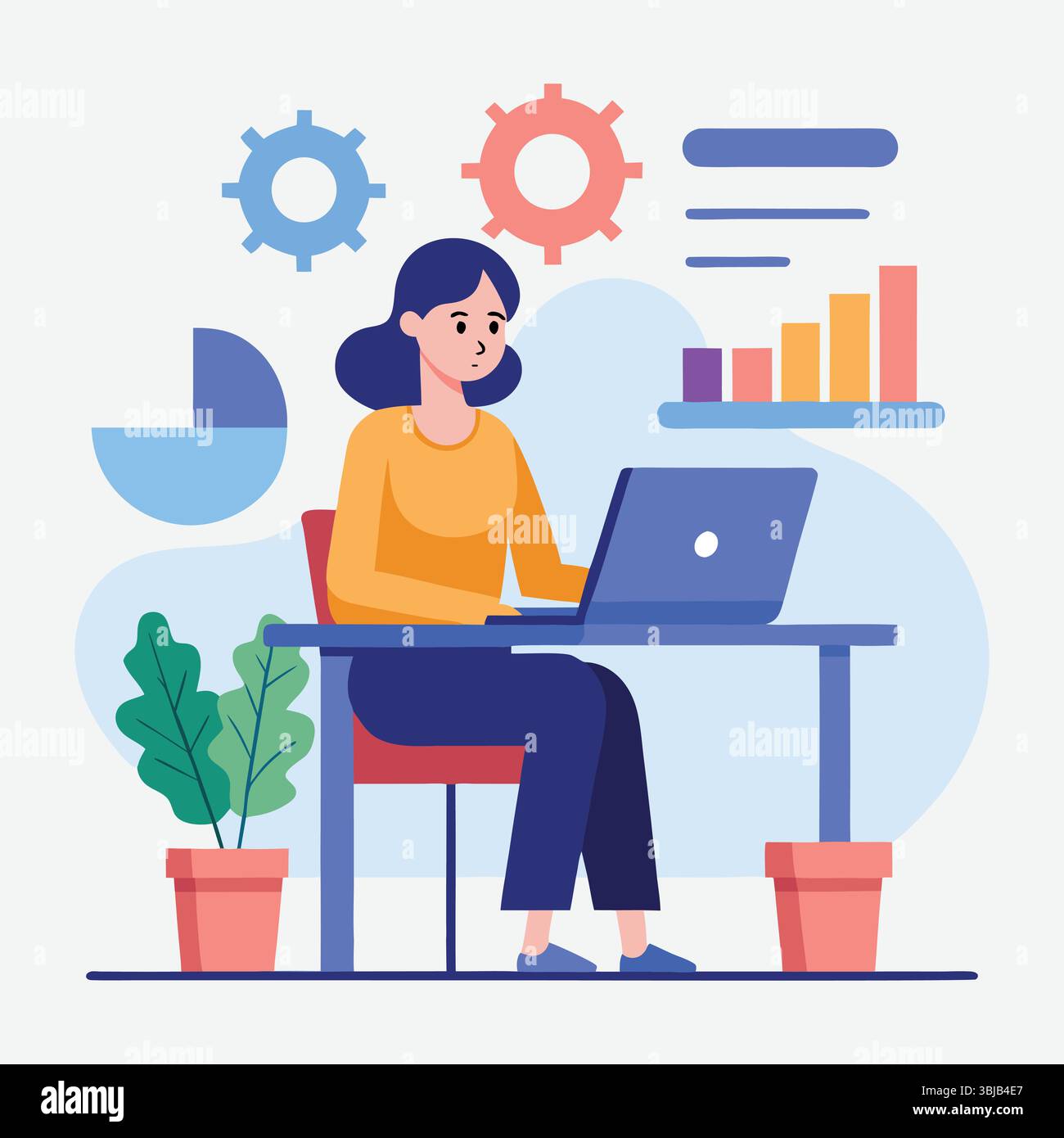 Digital business target Stock Vector Images - Alamy