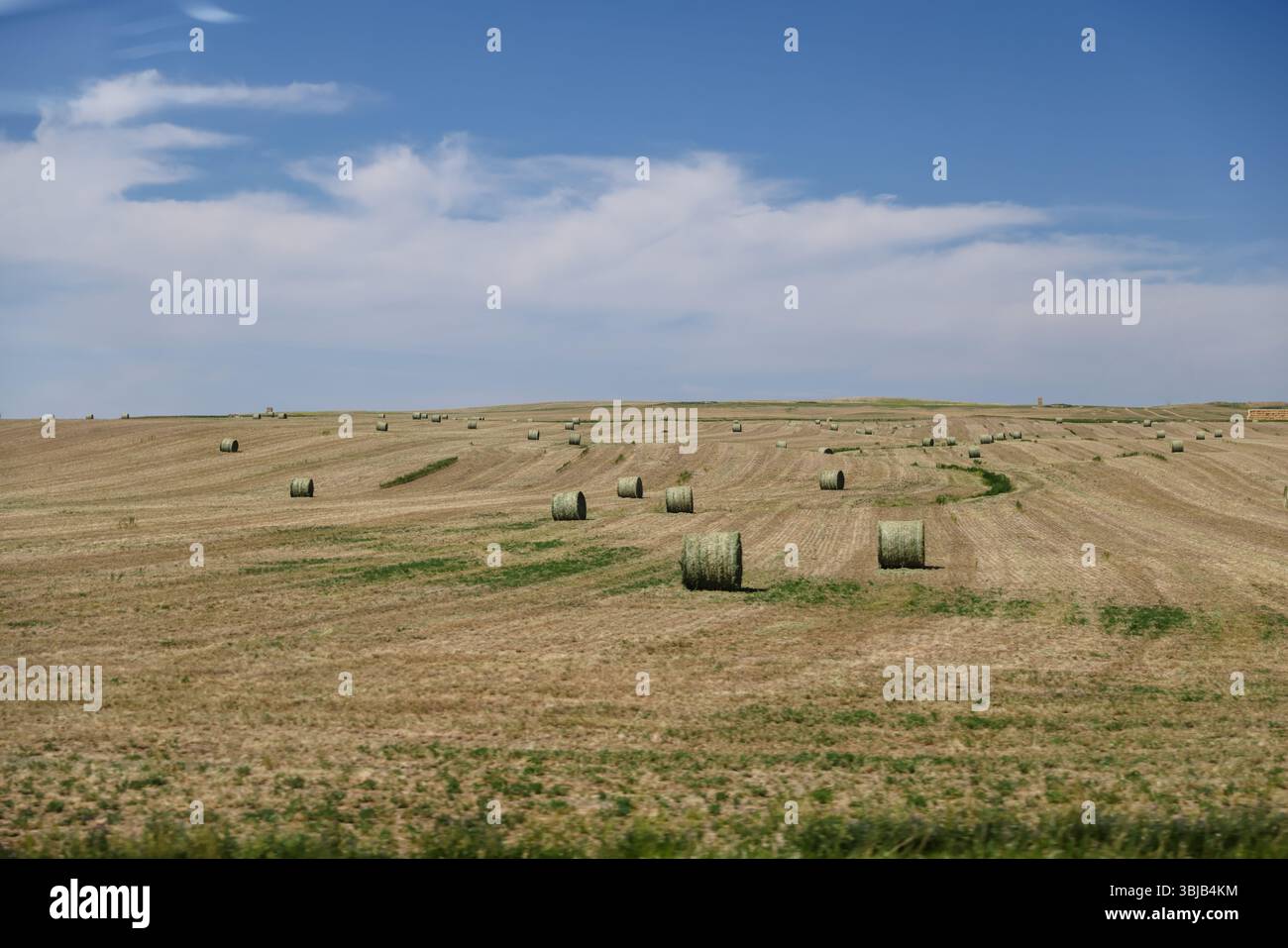 Farmland and highway scenes along the highways of Eastern Alberta ...