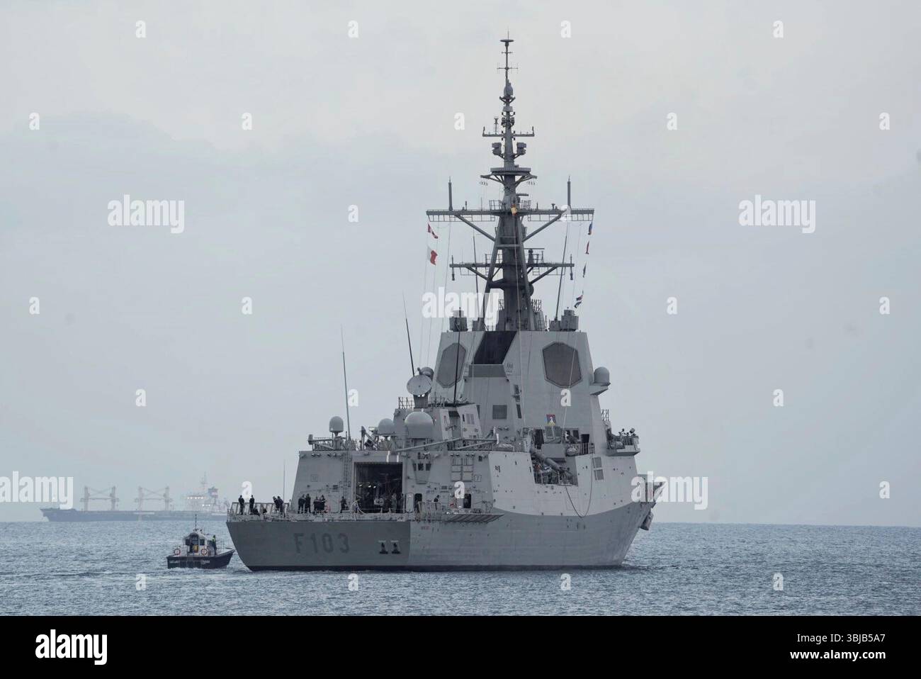 View of the frigate 'Blas de Lezo', on June 14, 2025, in Las Palmas de ...