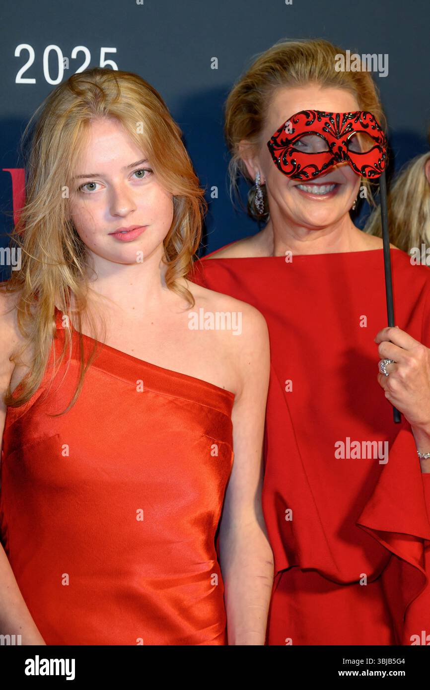Amsterdam, The Netherlands. 14th June, 2025. Princess Mabel with her ...