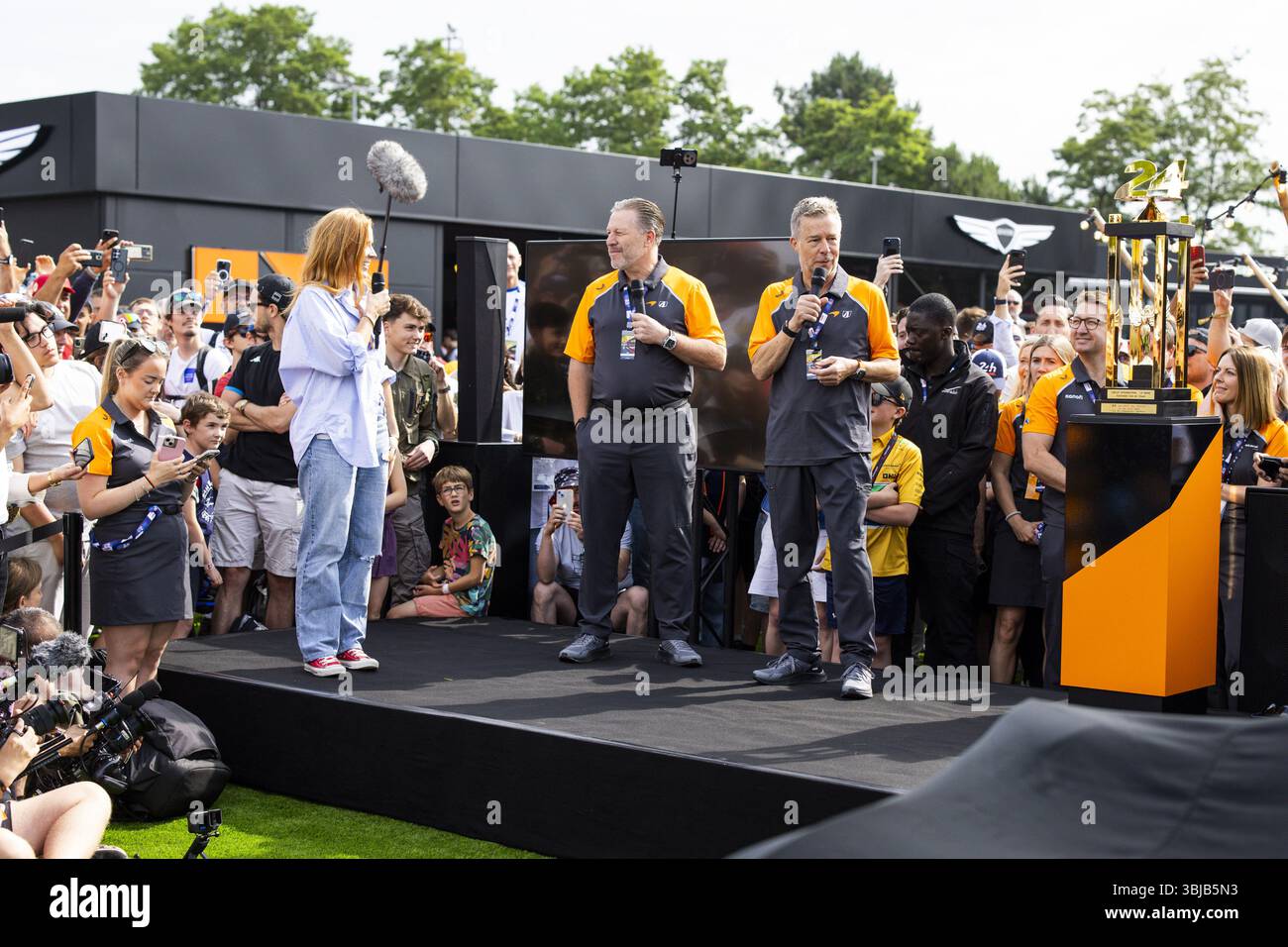 BROWN Zak (usa), CEO of McLaren, DEAN Richard (gbr), United Autosports ...