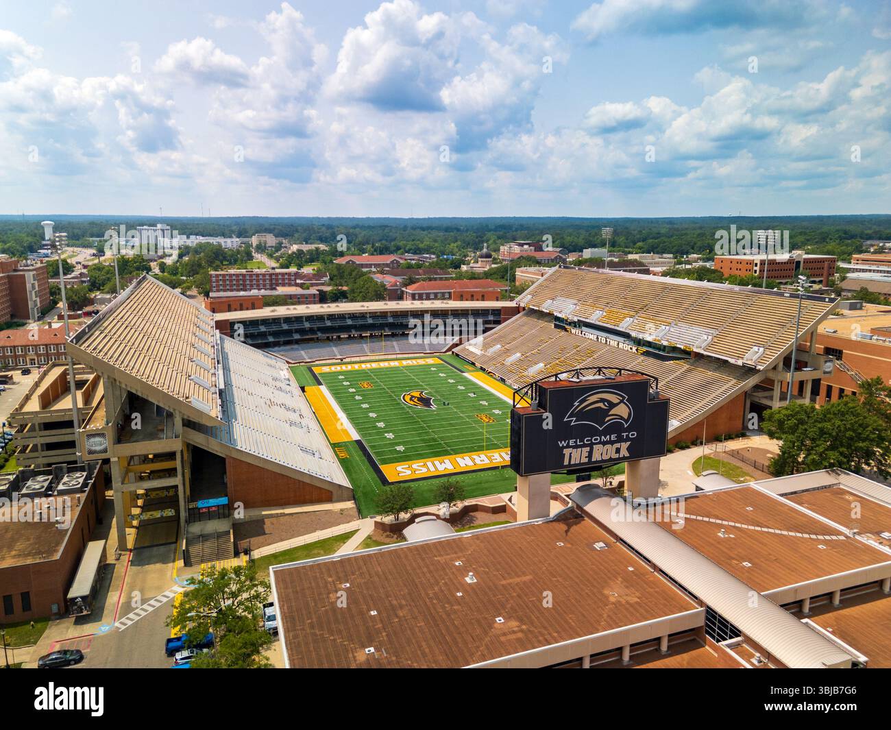 Hattiesburg, MS - June 2, 2025: MM Roberts Stadium, also known as "The ...