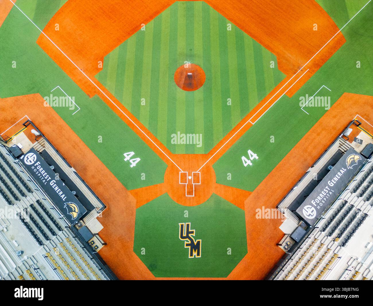 Hattiesburg, MS - June 2, 2025: Pete Taylor Park, home of the ...