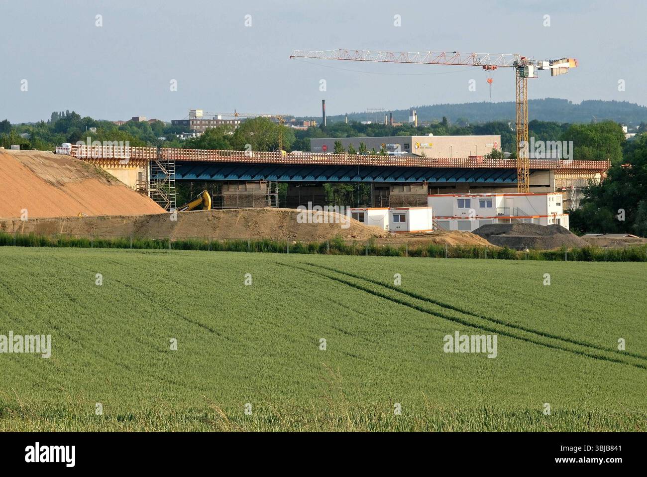 Haarbachtalbrücke A544 Aachen, 09.06.2025: Baustelle Haarbachtalbrücke ...