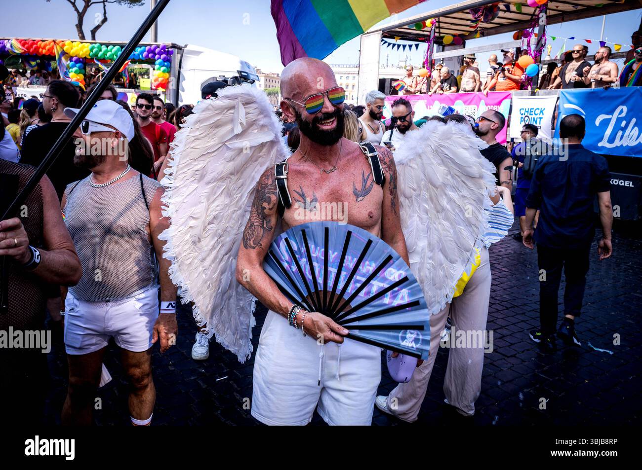 Rome Pride Parade 2025 ROME, ITALY - JUNE 14: People take part the 31st ...