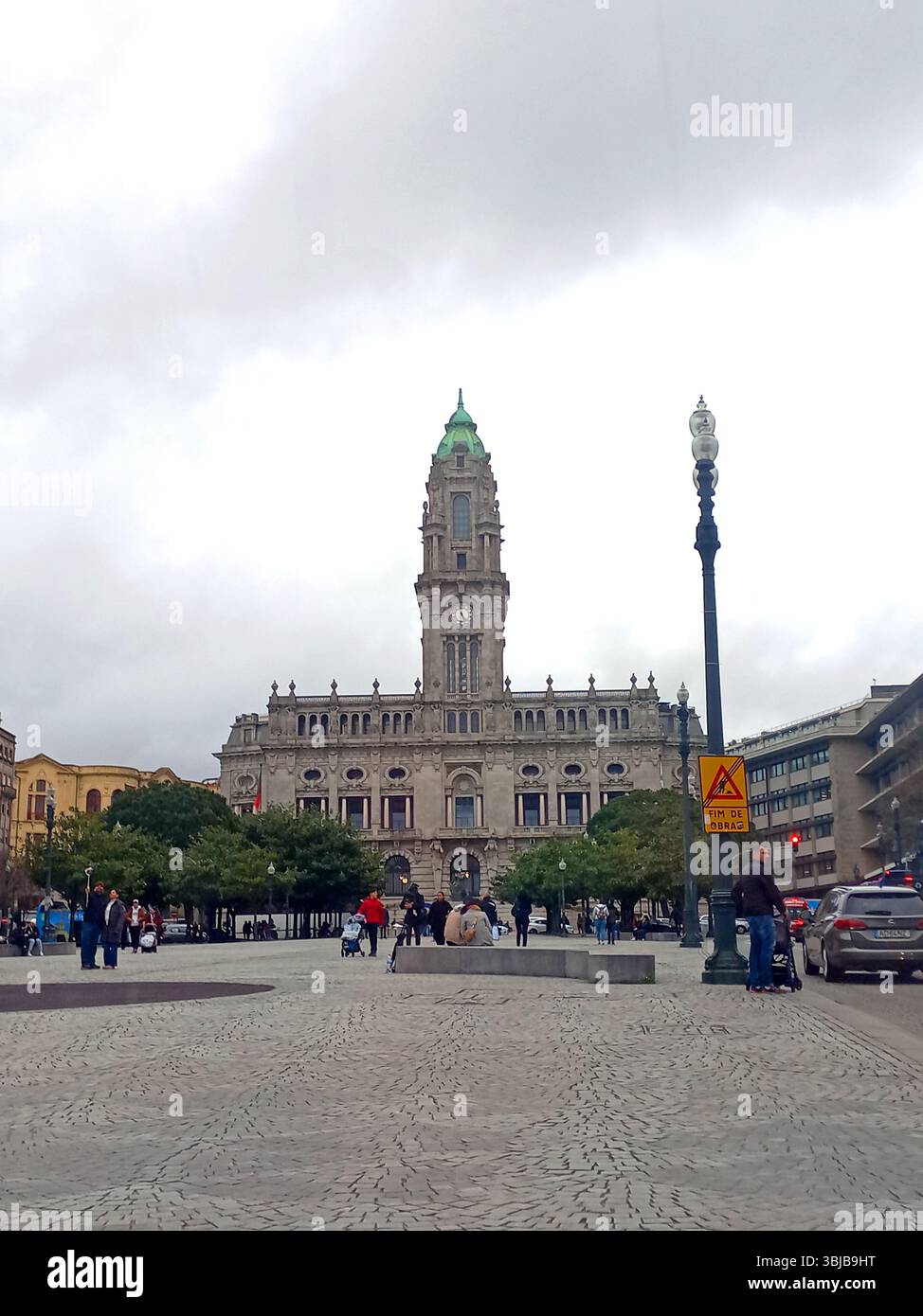 Porto, Portugal. March 30 2024 View of the iconic Porto City Hall ...