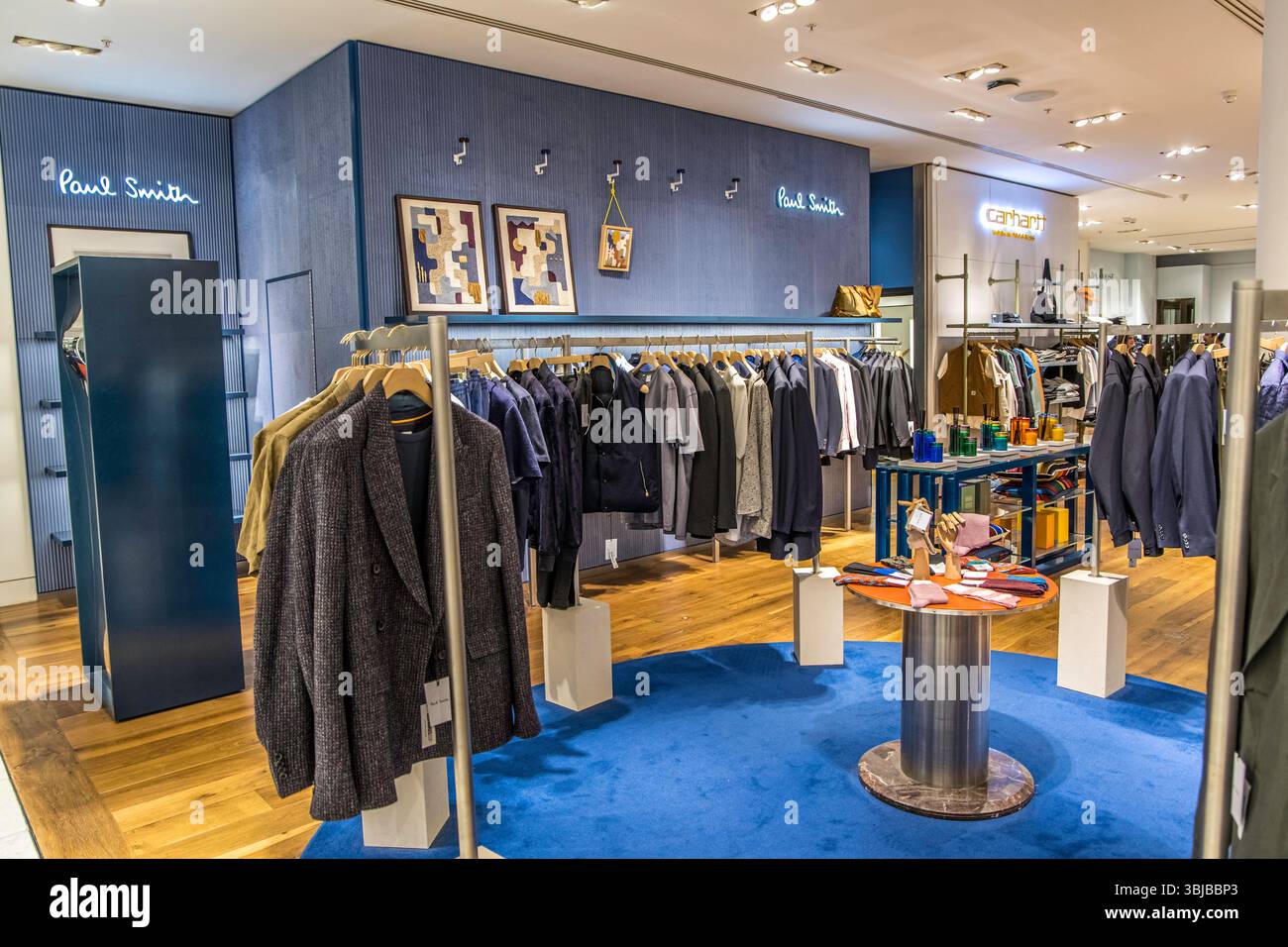 London, UK- August 6, 2023: Selfridges department store interior Paul Smith. Selfridges is one ...
