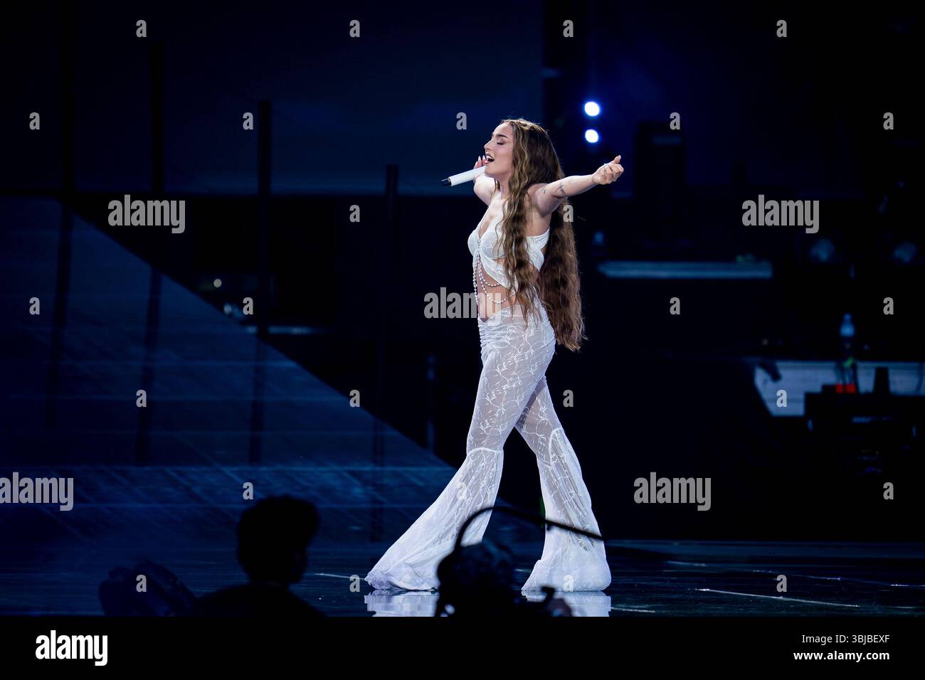 Lola Indigo performs at Riyadh Air Metropolitano Stadium during ‘La ...