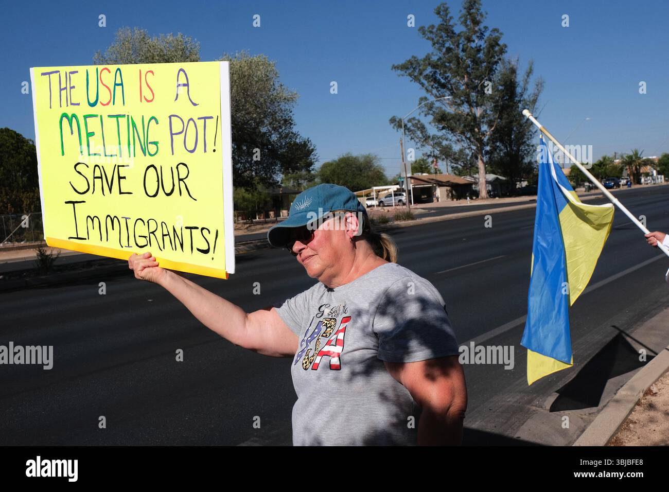 Tucson, Arizona, USA. 14th June, 2025. No KIngs demonstration in Tucson ...