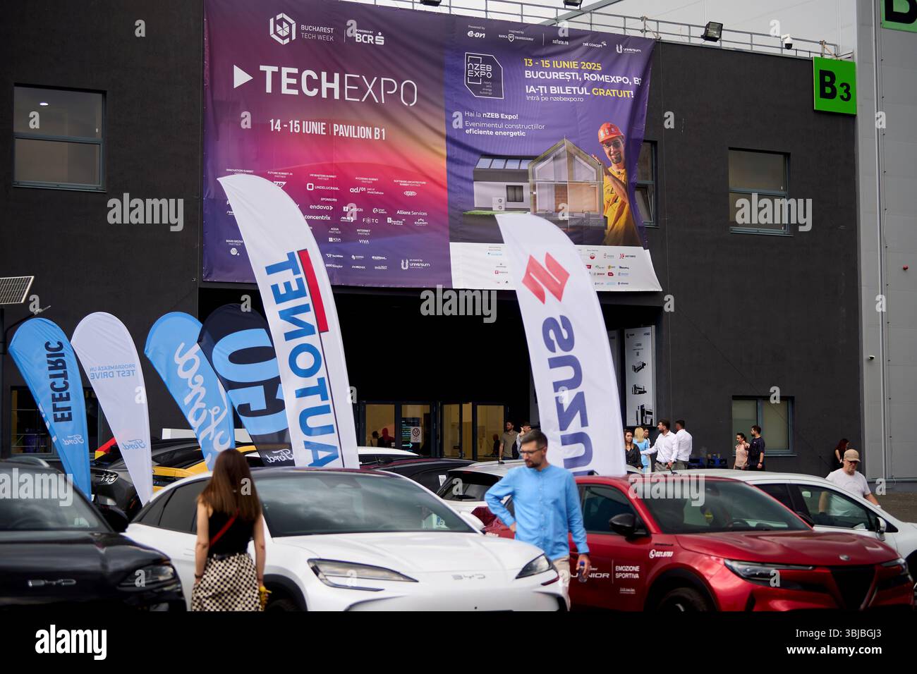 Bucharest, Romania. 14th Jun, 2025: TechExpo 2025 at ROMEXPO Exhibition Center in Bucharest ...