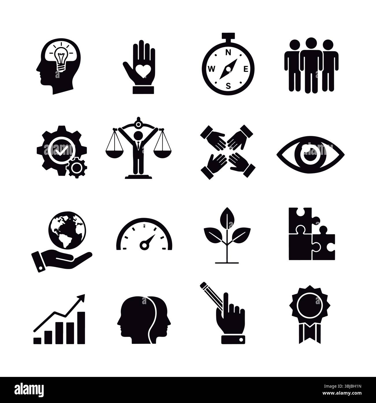 Business ethics growth icon Cut Out Stock Images & Pictures - Alamy
