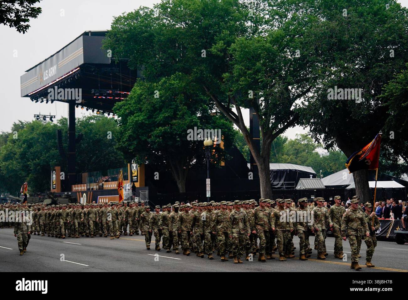 Washington, United States. 14th June, 2025. Members of the military ...