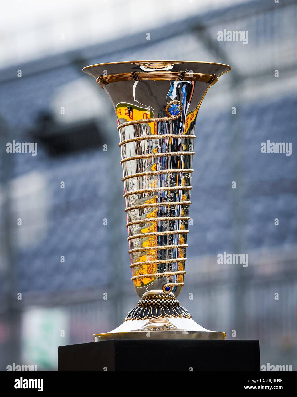 14th June 2025: Montreal, Canada: The winners Trophy on display during ...