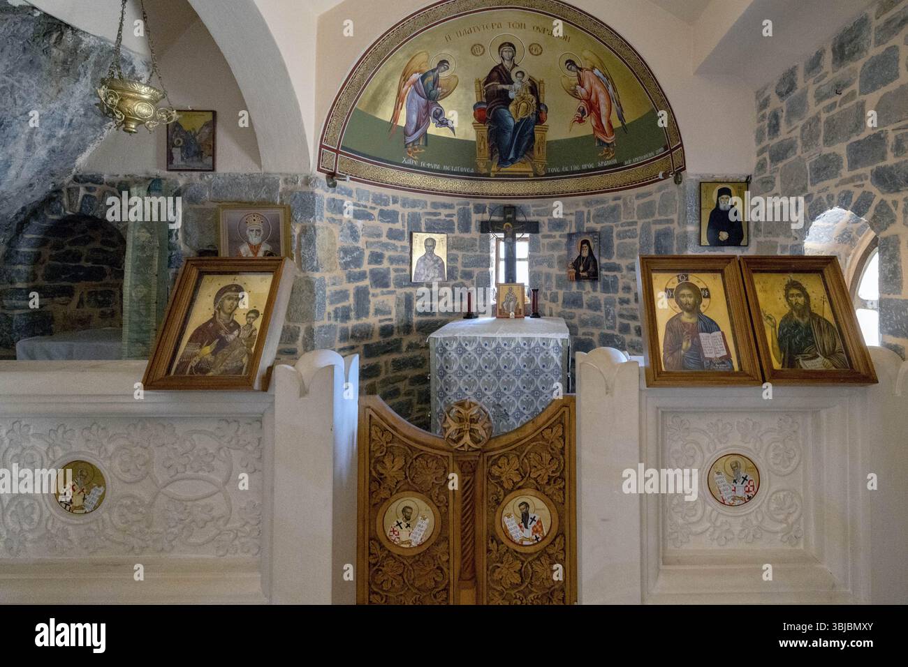 Church of Agios Nikolaos, Kotsifou Gorge, Crete, Greece, 23 May 2025 ...