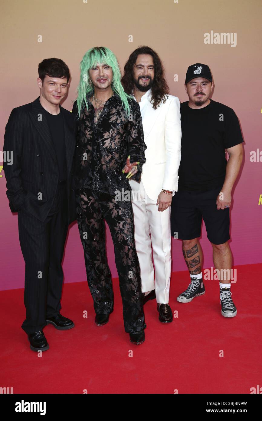 Band Tokio Hotel: Georg Listing, Bill Kaulitz, Tom Kaulitz and Gustav ...