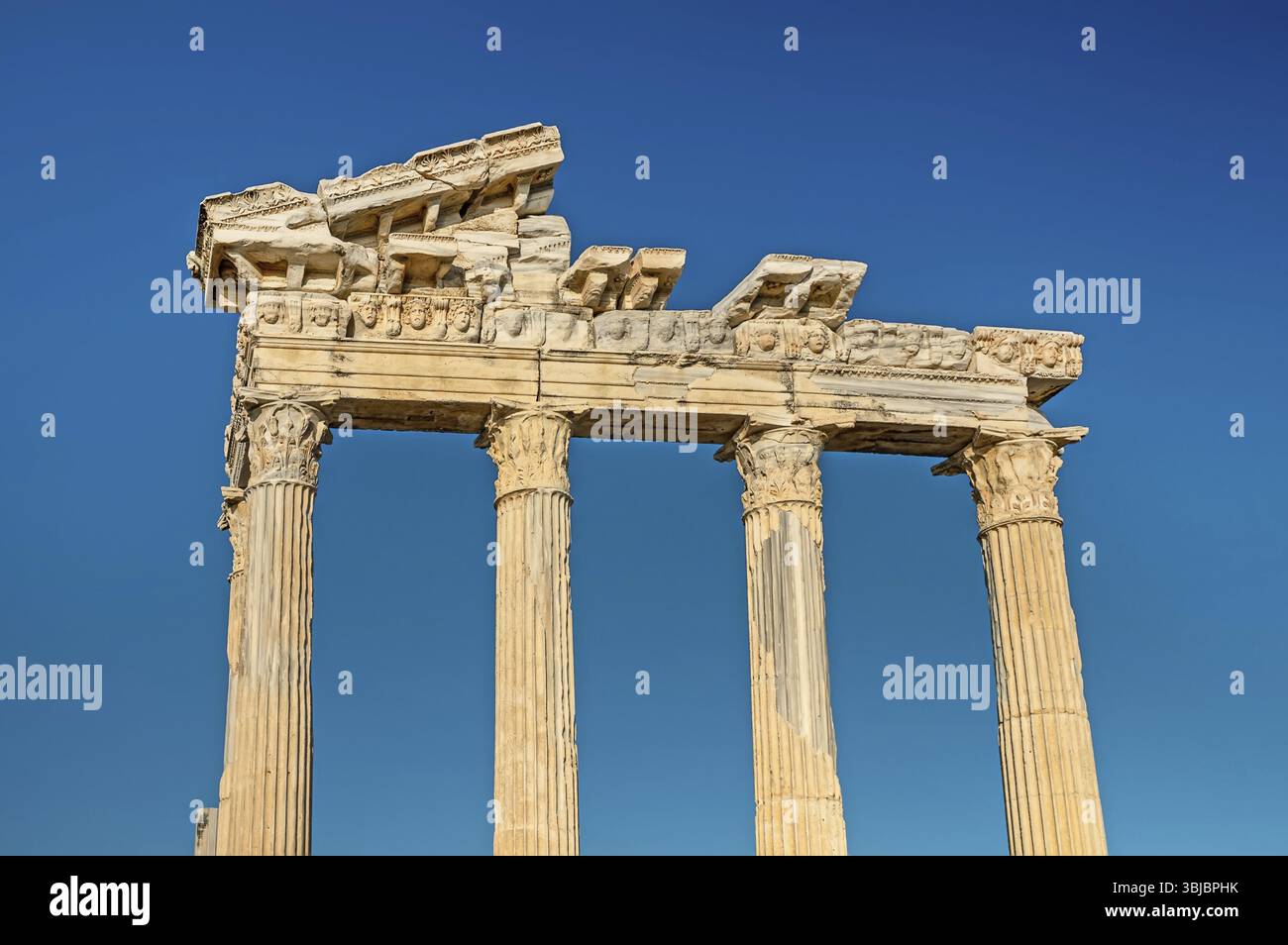 Temple of Apollo in the city of Side in Turkey Stock Photo - Alamy