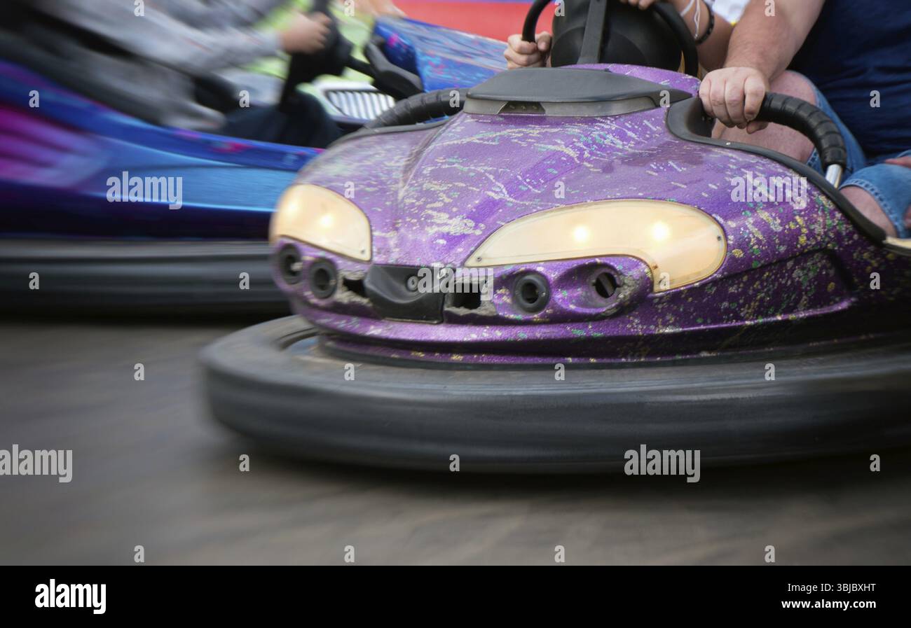 Bumper cars luna park hi-res stock photography and images - Alamy