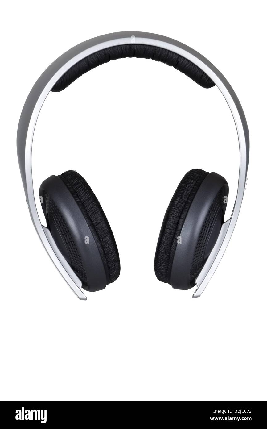Professional silver wireless headphones Cut Out Stock Images & Pictures ...