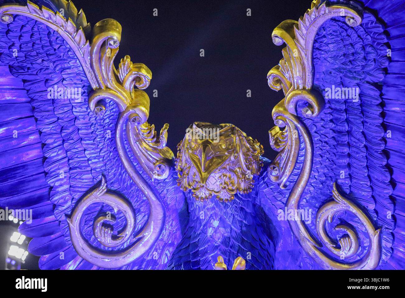 Portela samba school in Rio de Janeiro, Brazil - March 5, 2025: Portela ...