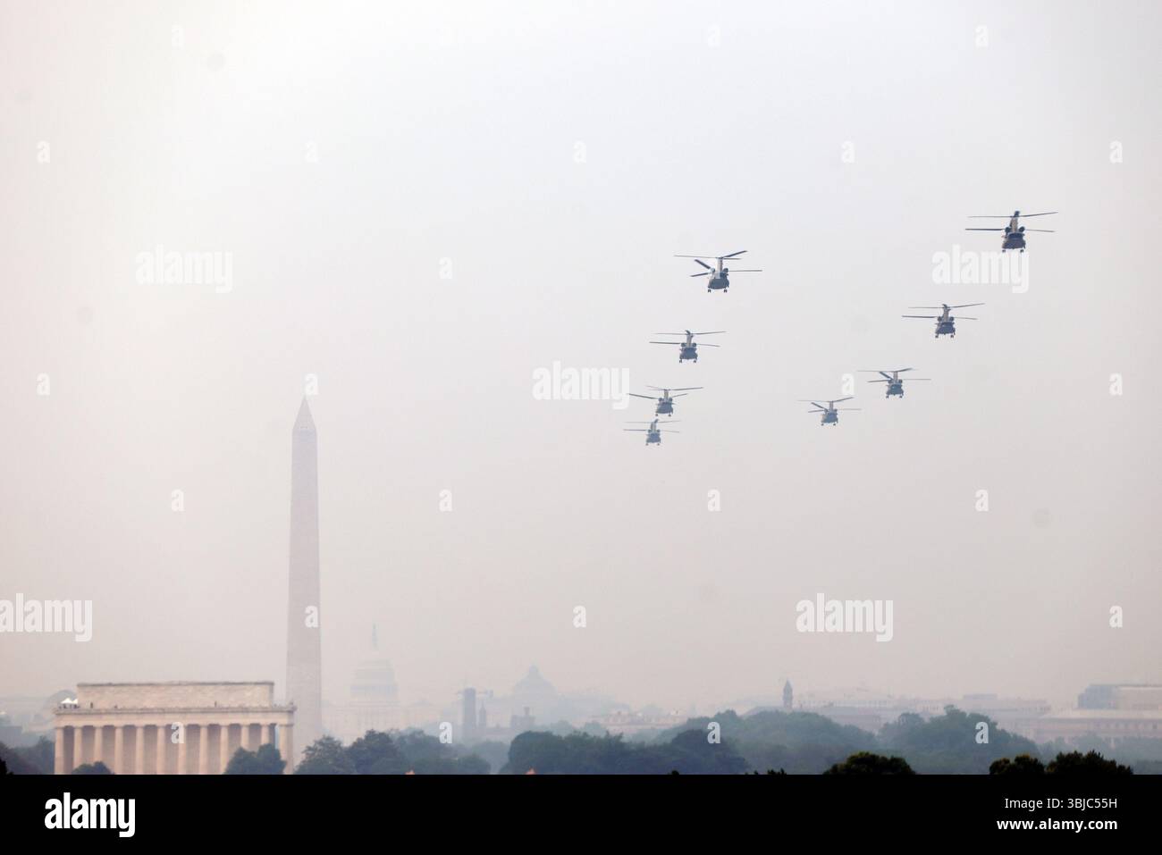 Washington, DC, USA. 14th June, 2025. View of the US Army flyover ...