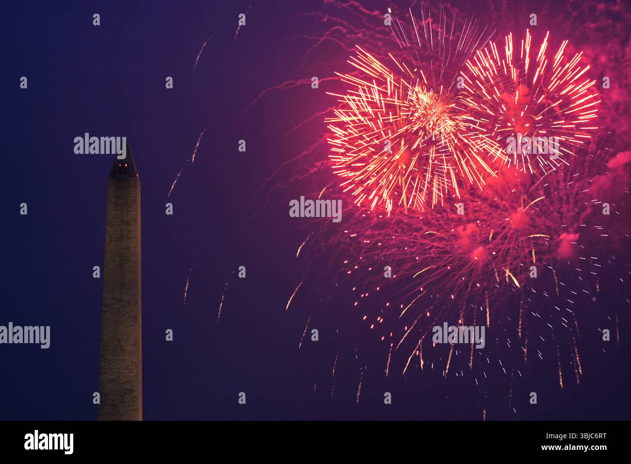 Fireworks burst over the Ellipse during an event to honor the Army's ...