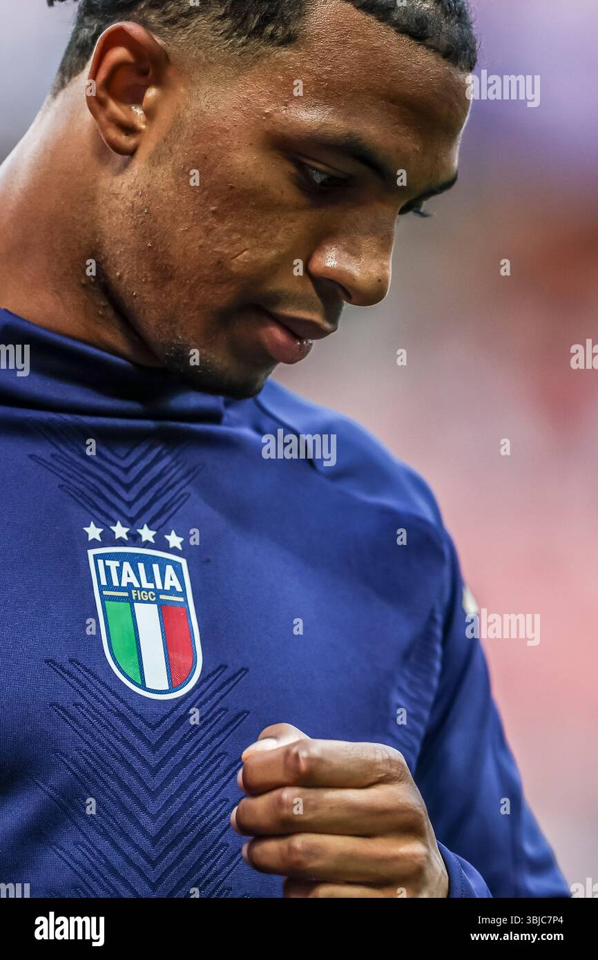 Cher Ndour (Italy U21) during the UEFA Under 21 Slovakia 2025 match ...
