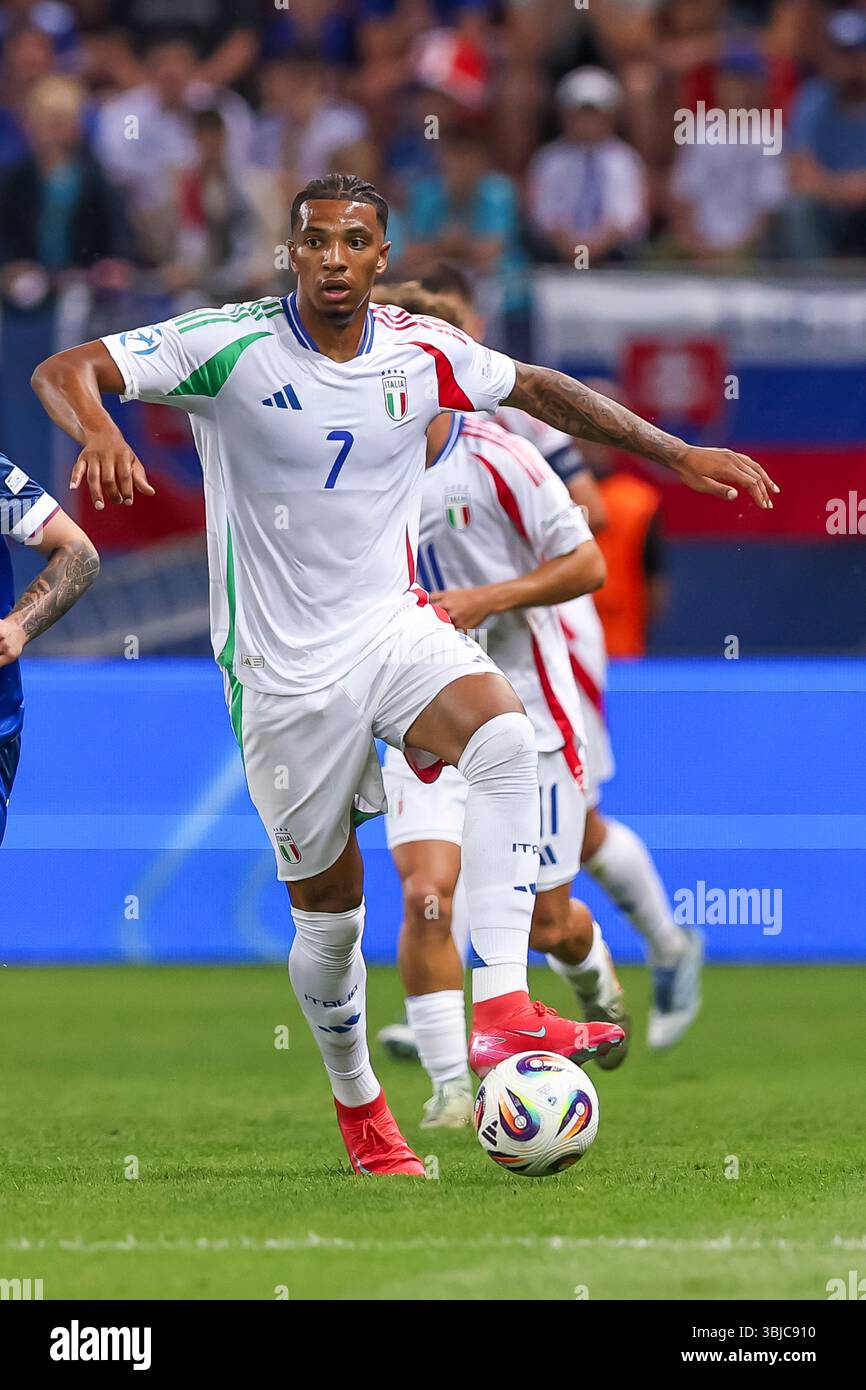 Cher Ndour (Italy U21) during the UEFA Under 21 Slovakia 2025 match ...