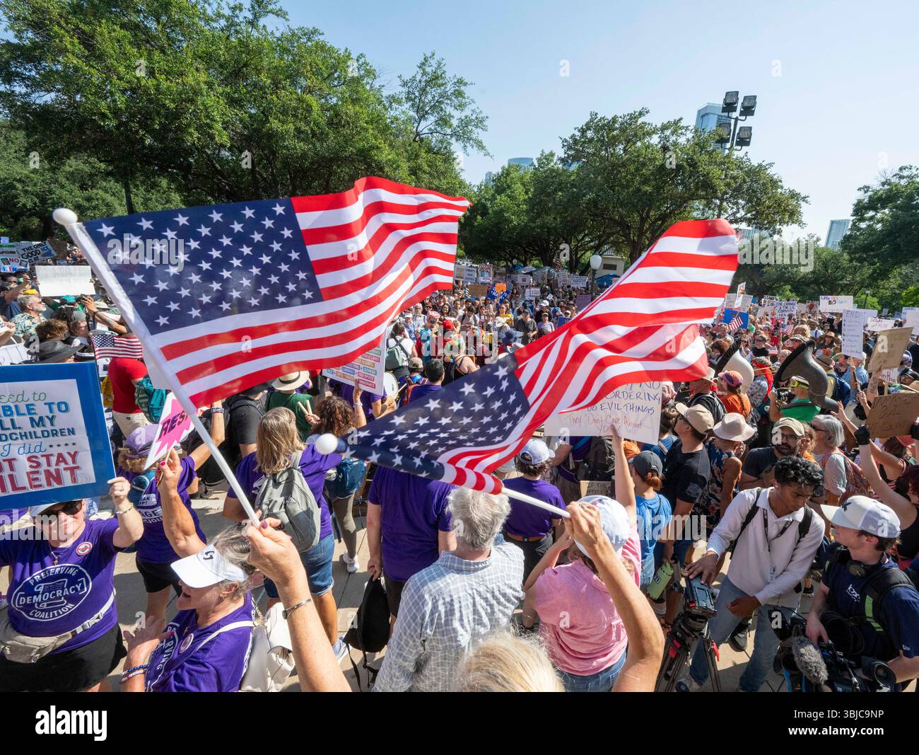 Austin, United States. 02nd June, 2025. Texans rally at the State ...