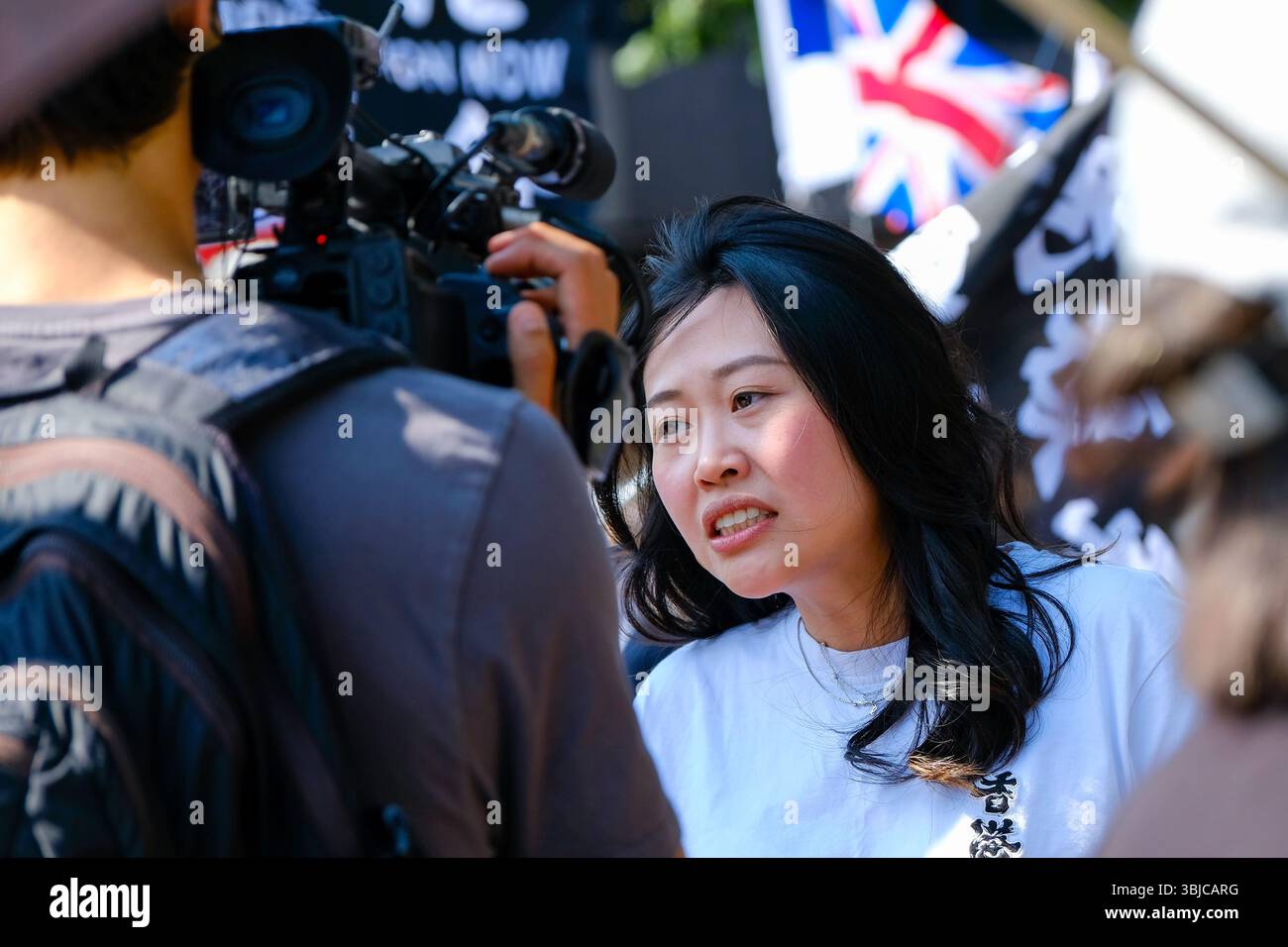 London, UK. 14th June, 2025. British-Hongkongers, Taiwanese, Tibetans ...